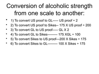 ALCOHOLIC BEVERAGE (1). Classification of ABs | PPT