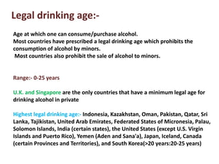 Alcoholic beverages | PPTX