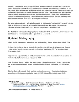 Alcoholic beverages | PDF