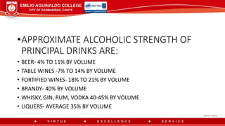 ALCOHOLIC BEVERAGES AND ITS DEFINITION | PPT