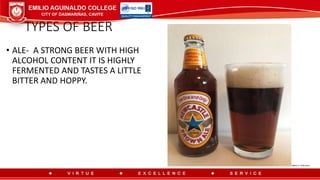 ALCOHOLIC BEVERAGES AND ITS DEFINITION | PPT