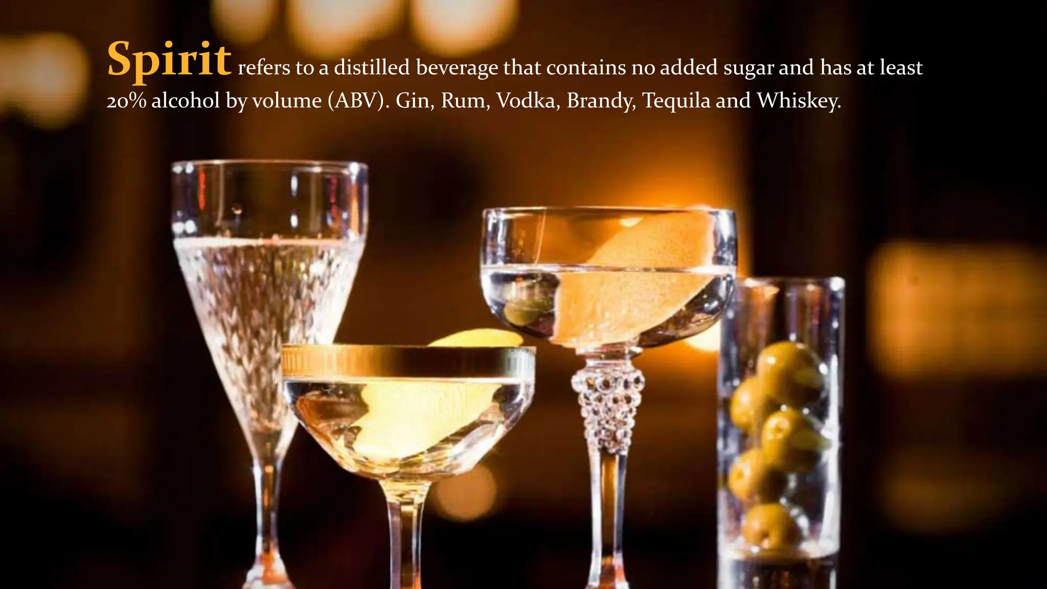 ALCOHOLIC BEVERAGES - MEANING & CLASSIFICATION | PPTX | Alcoholic ...