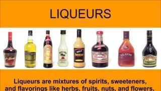 ALCOHOLIC BEVERAGES - MEANING & CLASSIFICATION | PPTX | Alcoholic Beverages | Food & Drink