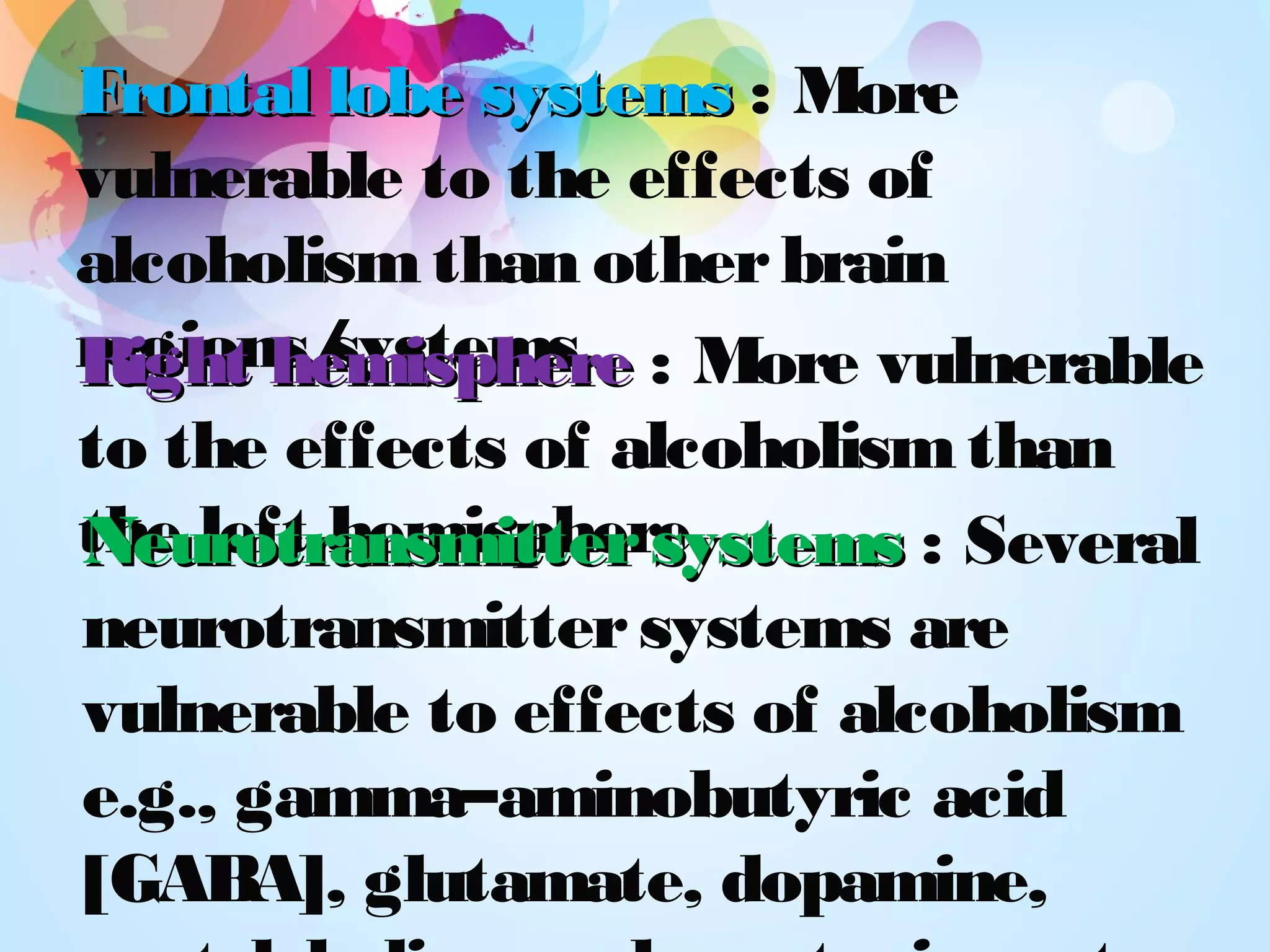 Alcoholic brain | PPT