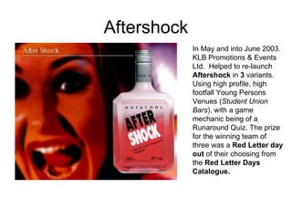 Alcoholic Drinks Promoted | PPT