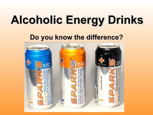 Alcoholic Energy Drinks | PPT