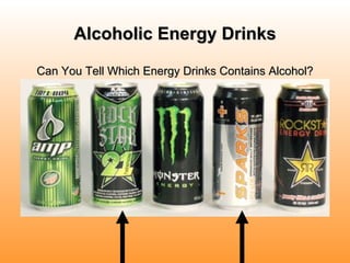 Alcoholic Energy Drinks | PPT