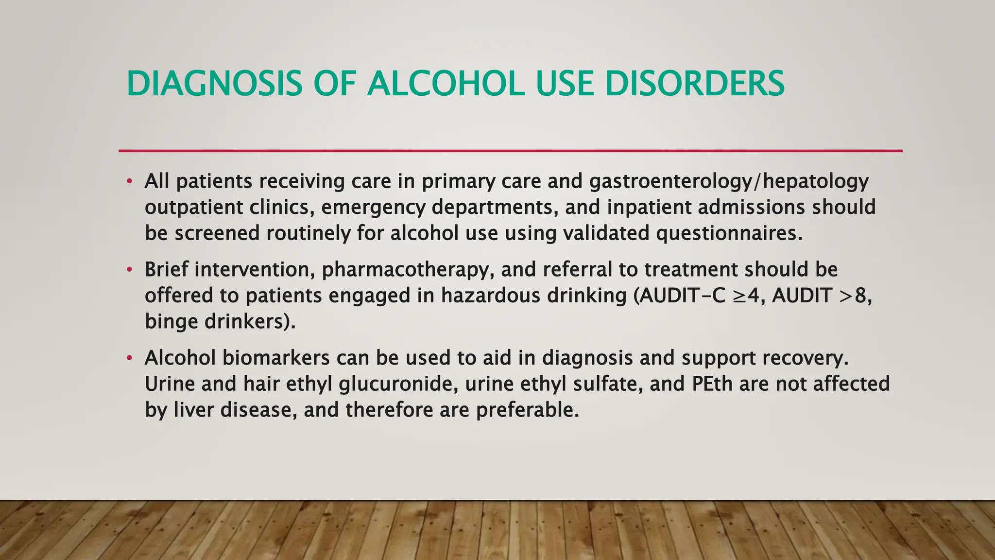 ALCOHOLIC HEPATITIS AND ALCOHOL USE DISORDER 2019 AASLD (1).pptx