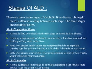 Alcoholic liver cirrhosis | PPTX