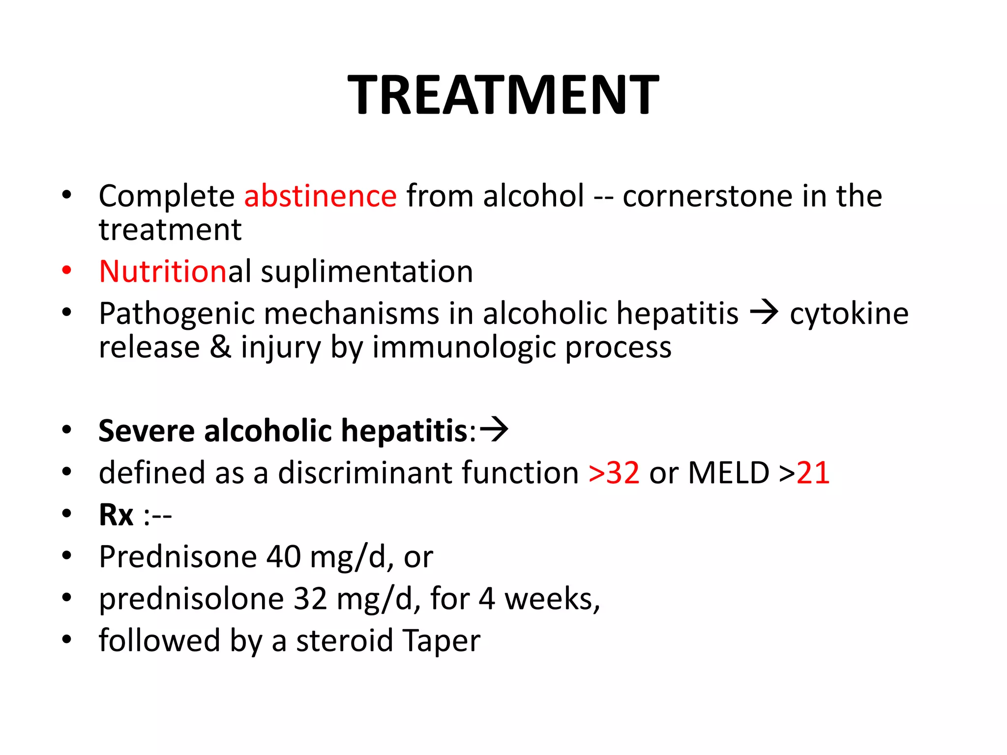 Alcoholic liver disease | PPTX