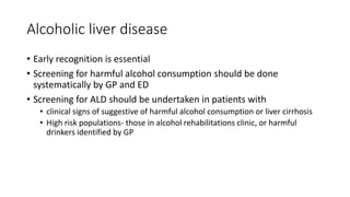 Alcoholic liver disease Management .pptx
