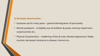 Alcoholic mental Disorder.pptx psychology | PPTX