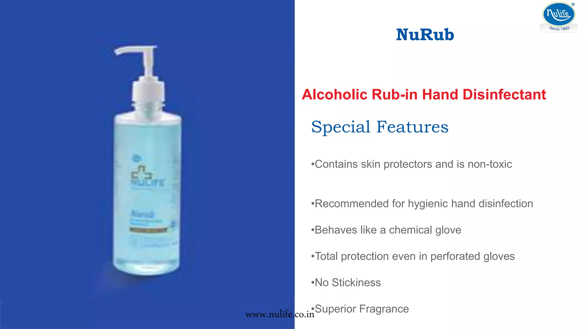 Alcoholic rub in hand disinfectant | PPTX