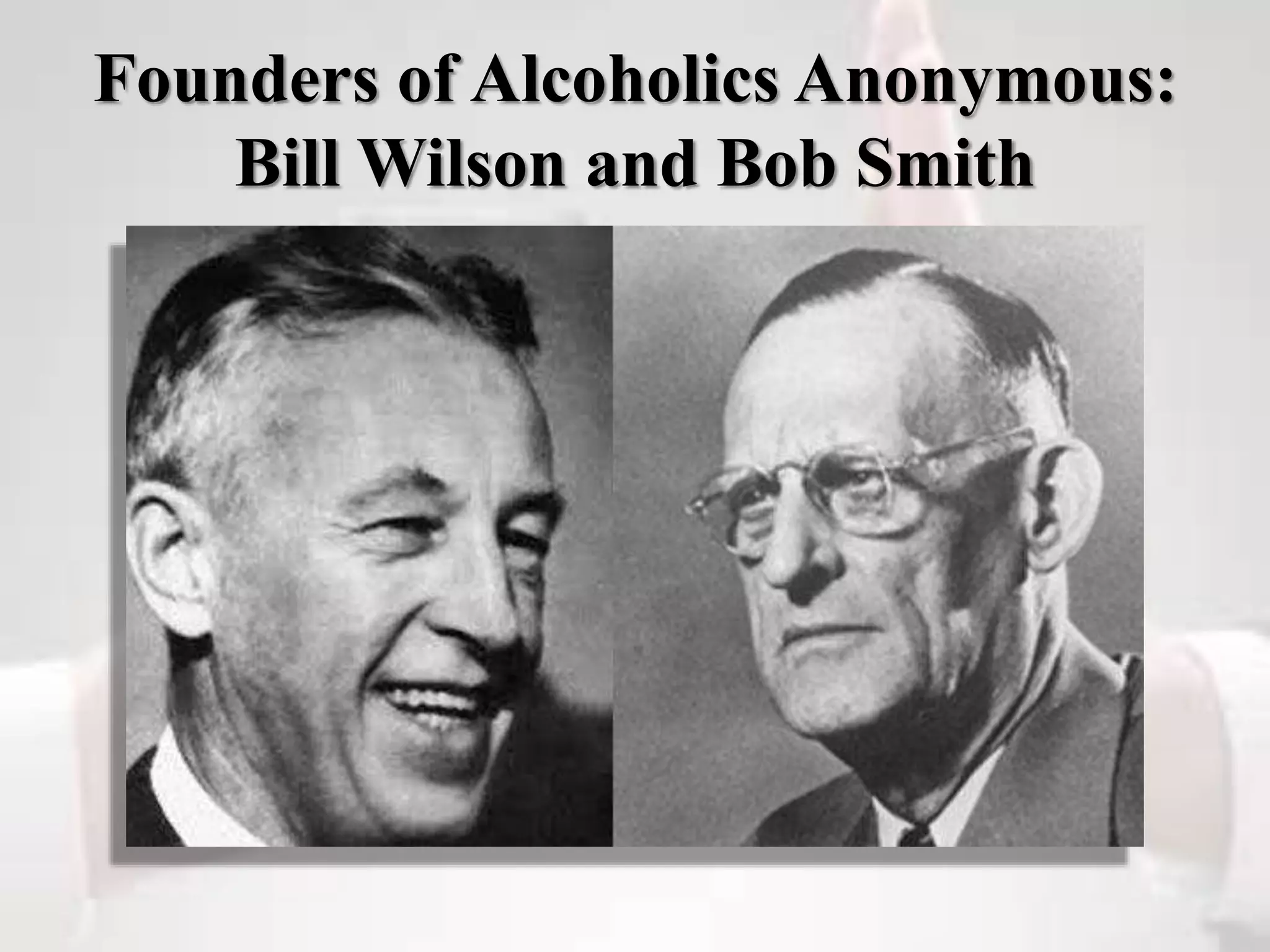 Alcoholics Anonymous AA | PPTX