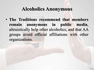 Alcoholics Anonymous AA | PPTX