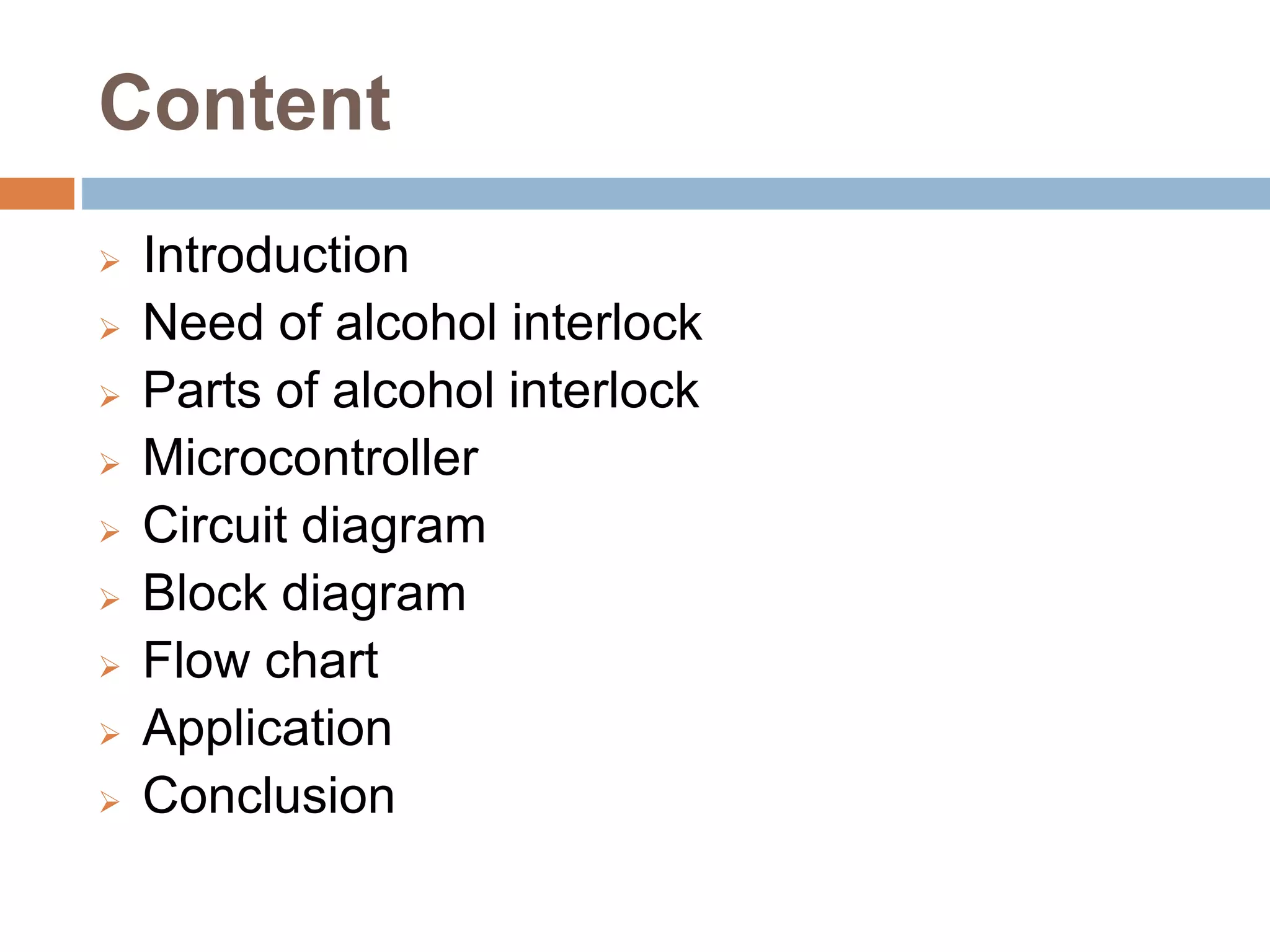 Alcohol interlock | PPTX | Alcoholic Beverages | Food & Drink