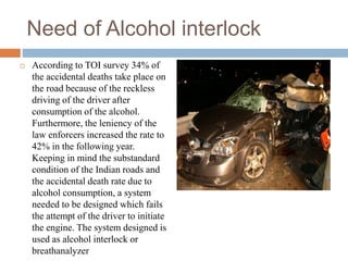 Alcohol interlock | PPTX | Alcoholic Beverages | Food & Drink