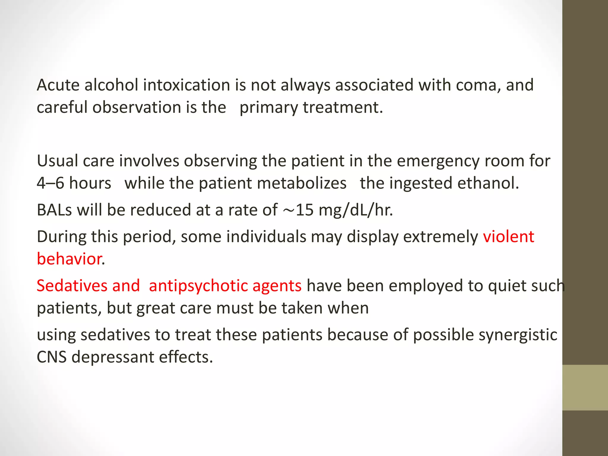Alcohol intoxication | PPTX