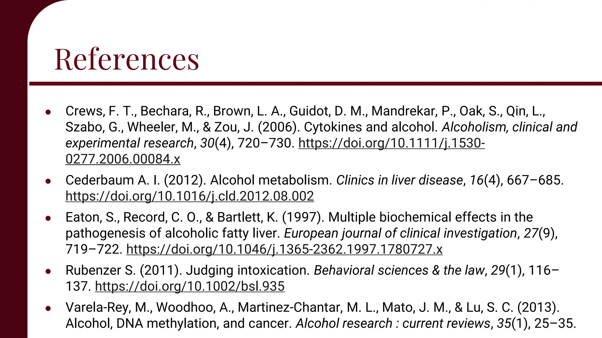 Alcohol Intoxication what is it, what are the risk factors | PPTX