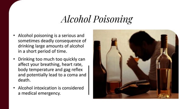 Alcohol Intoxication what is it, what are the risk factors | PPT | Free ...