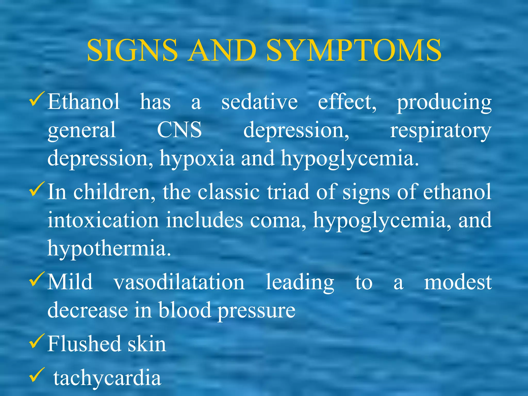 Alcohol intoxification | PPTX