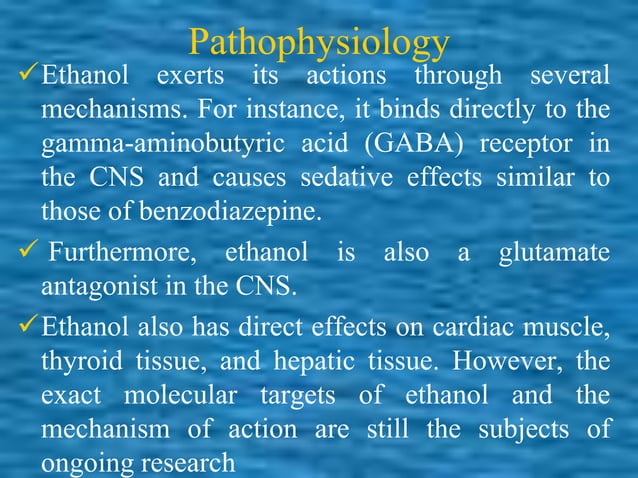 Alcohol intoxification | PPTX