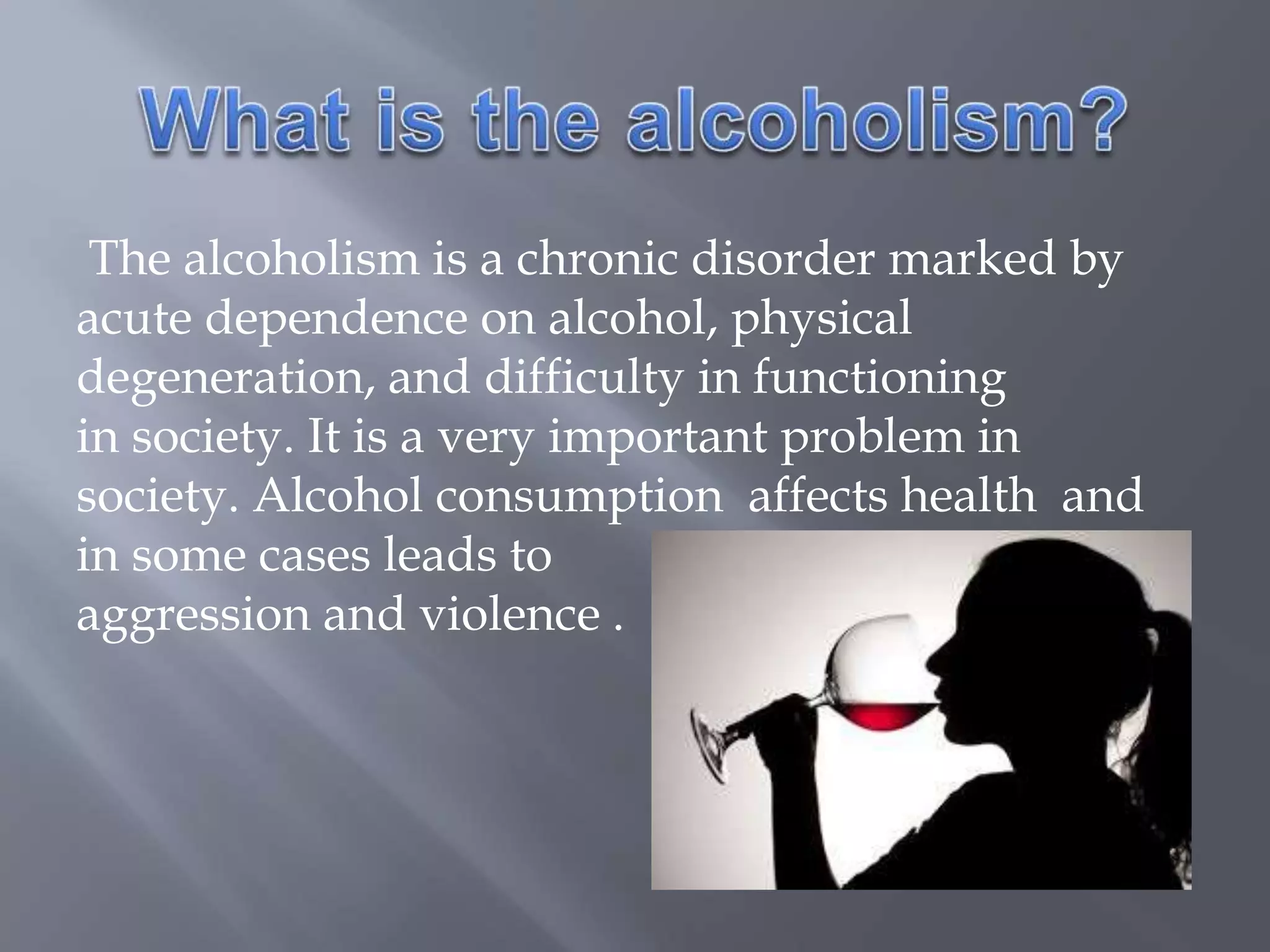 Alcoholism | PPT