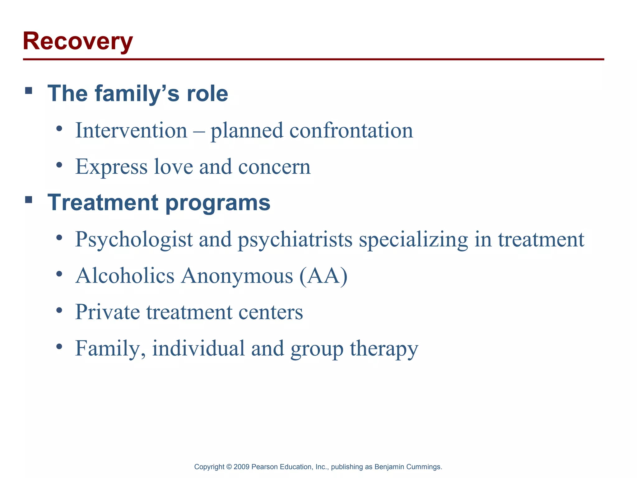 Alcoholism power point presentation | PPT