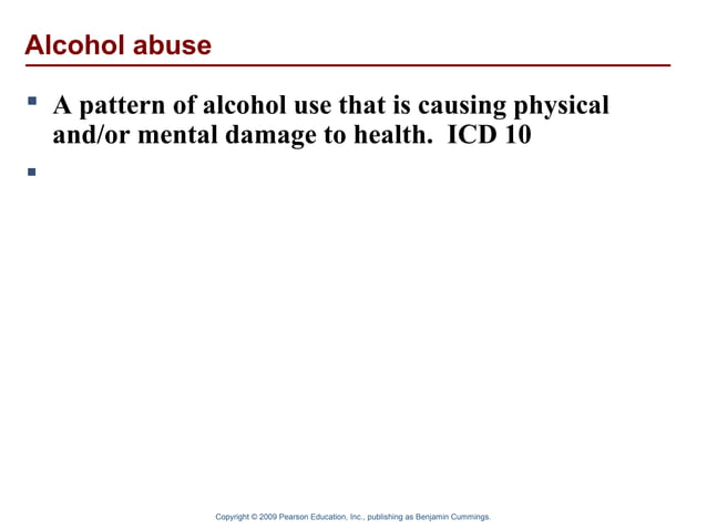 Alcoholism power point presentation | PPT