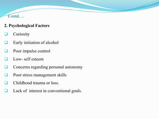 Alcoholism | PPTX