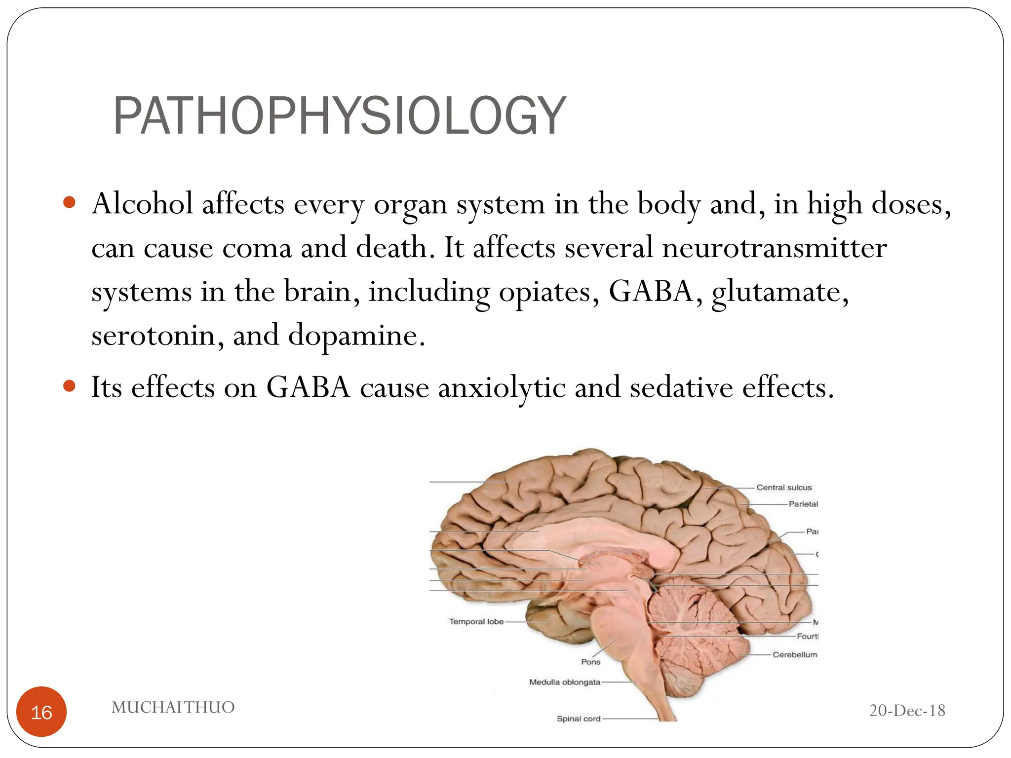 ALCOHOLISM AND ANESTHESIA. ANESTHESIA CONSIDERATIONS | PDF