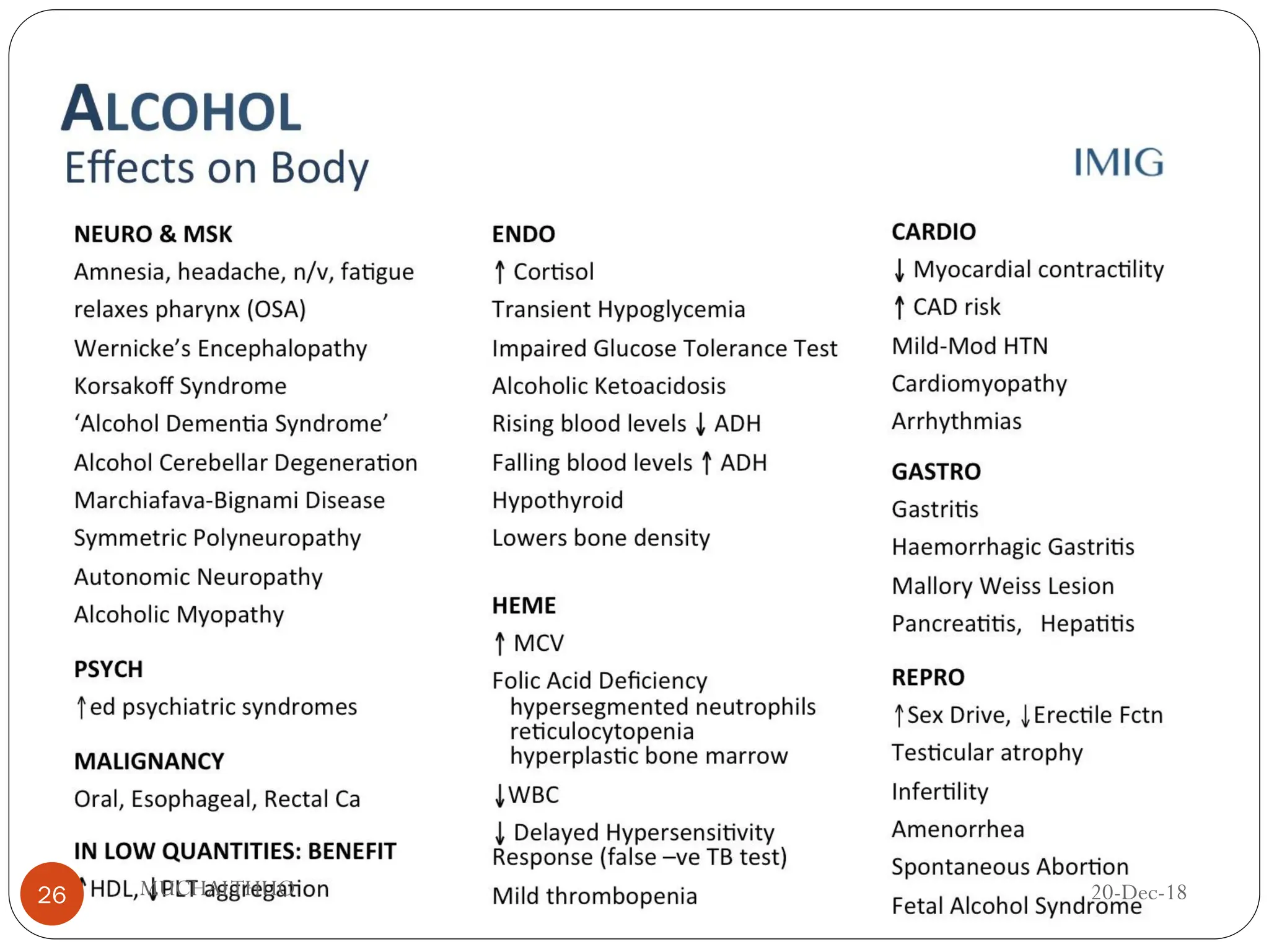 ALCOHOLISM AND ANESTHESIA. ANESTHESIA CONSIDERATIONS | PDF