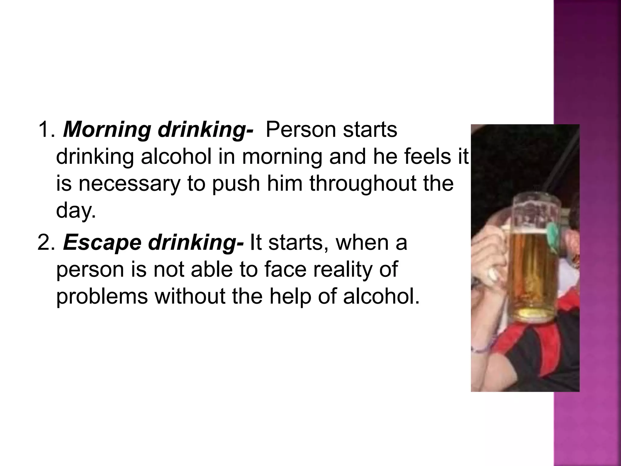 Alcoholism | PPTX | Substance Abuse | Diseases and Conditions