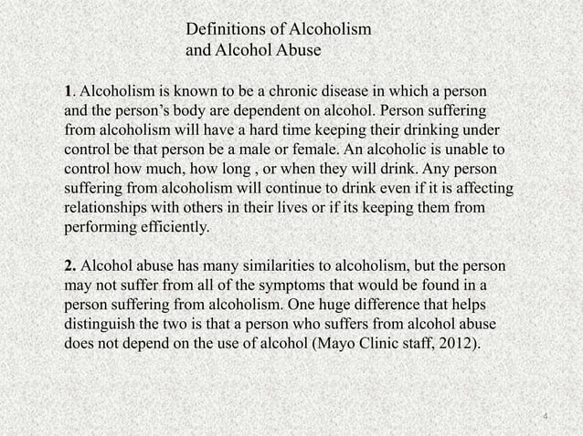 Alcoholism powerpoint | PPT
