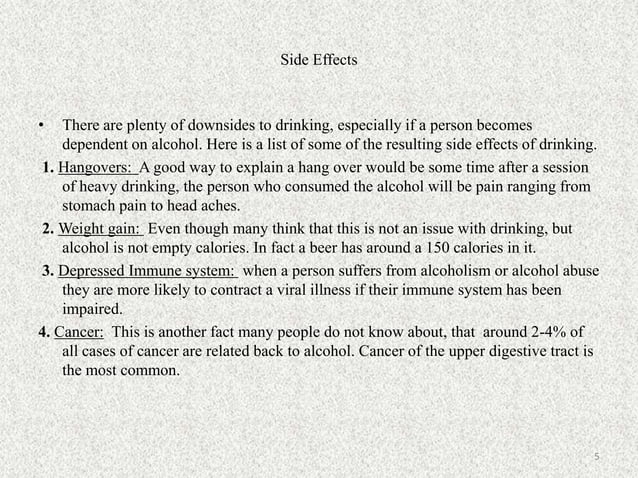 Alcoholism powerpoint | PPT