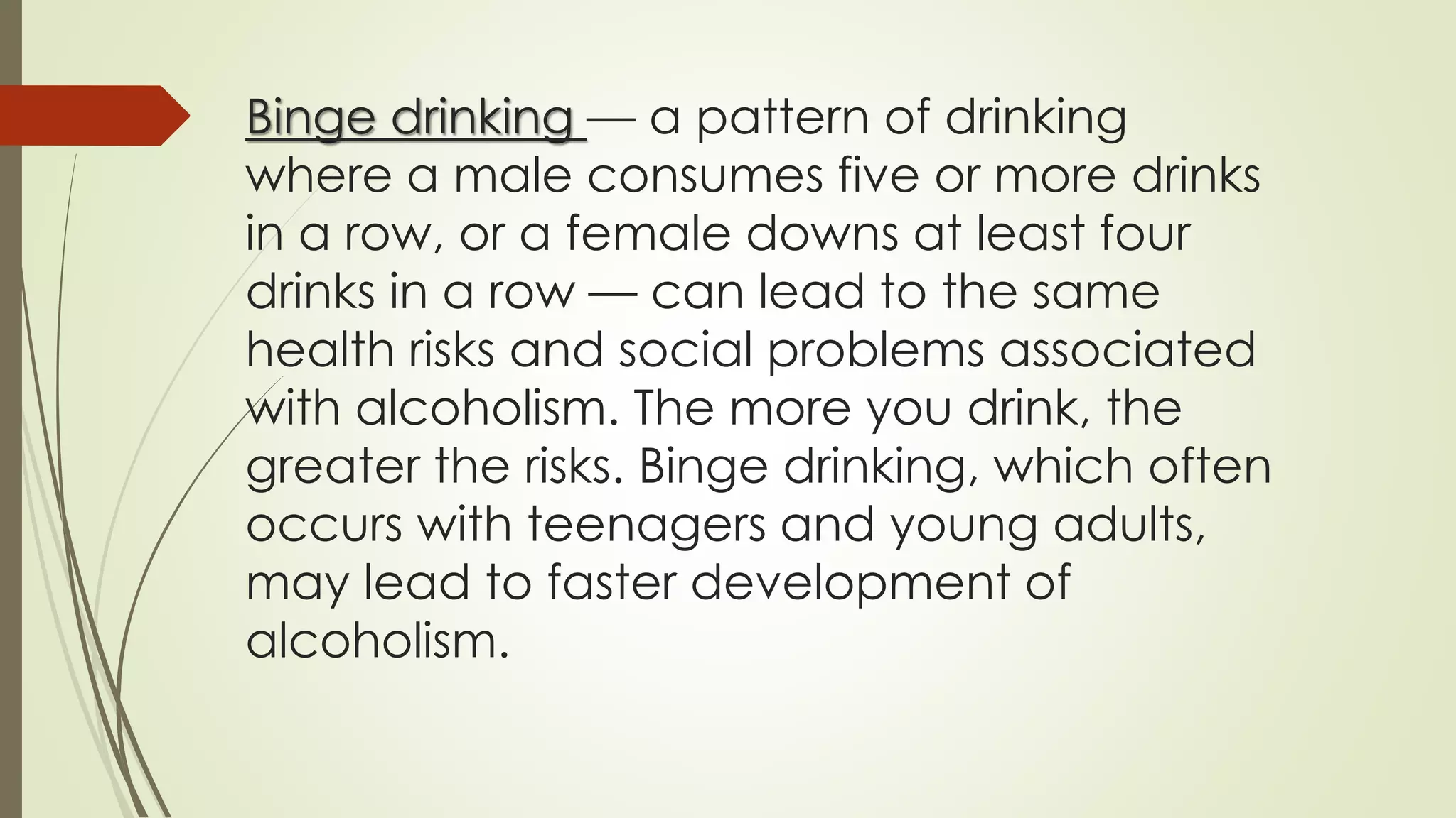 Alcoholism - Sign, Effects, Threats, Treatment | PPTX