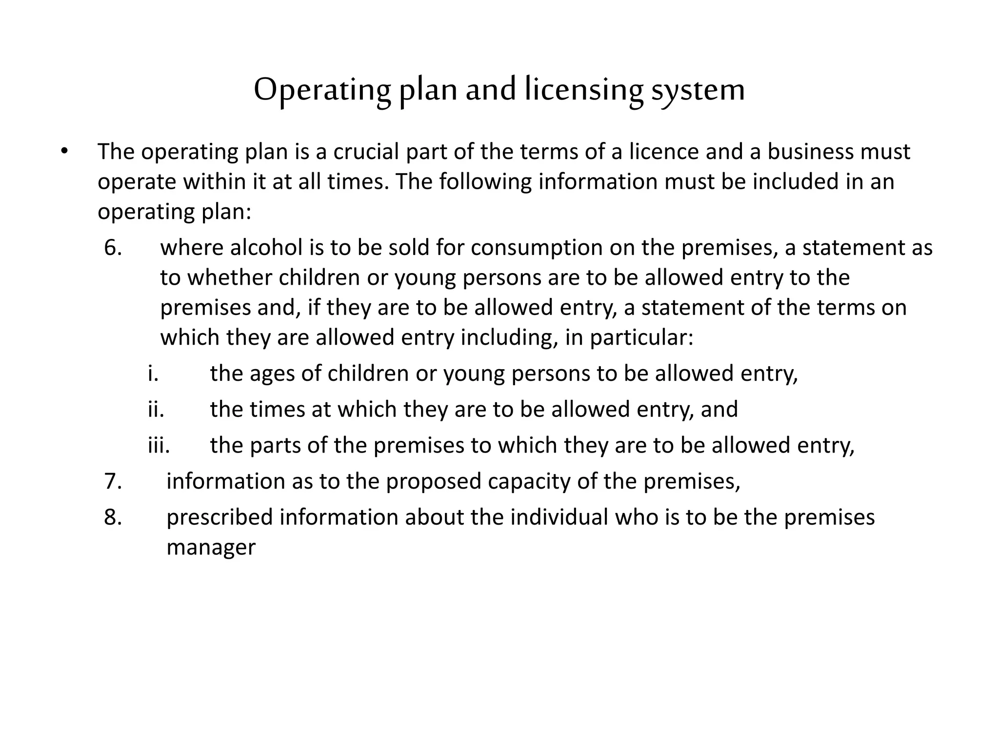 Staff Alcohol Licence Training | PPTX