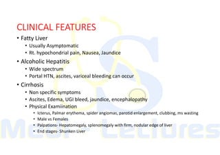 ALCOHOL LIVER DISEASE.pdf | Digestive Disorders | Diseases and Conditions