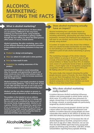 Alcohol marketing getting the facts | PDF