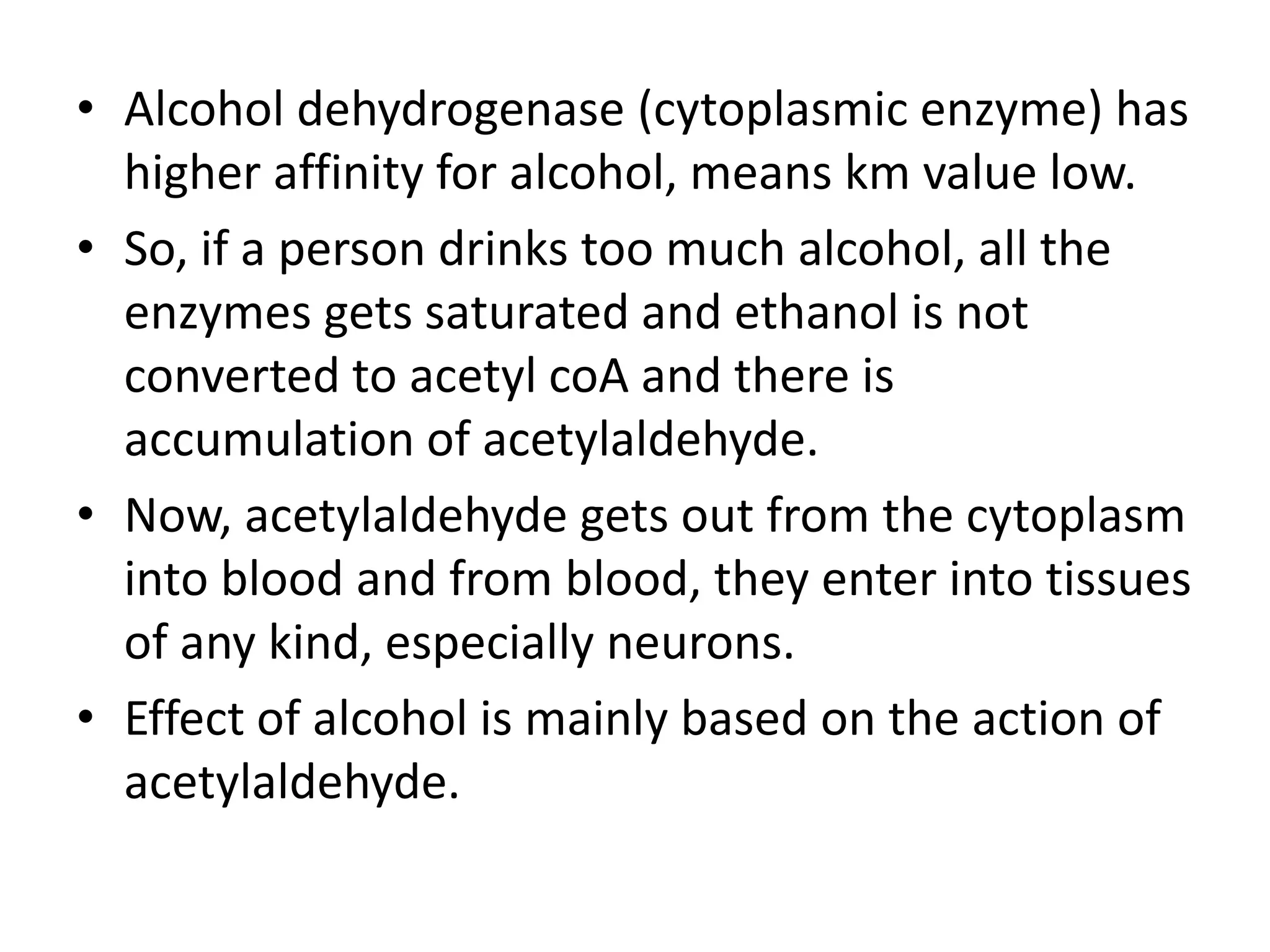 Alcohol metabolism | PPTX