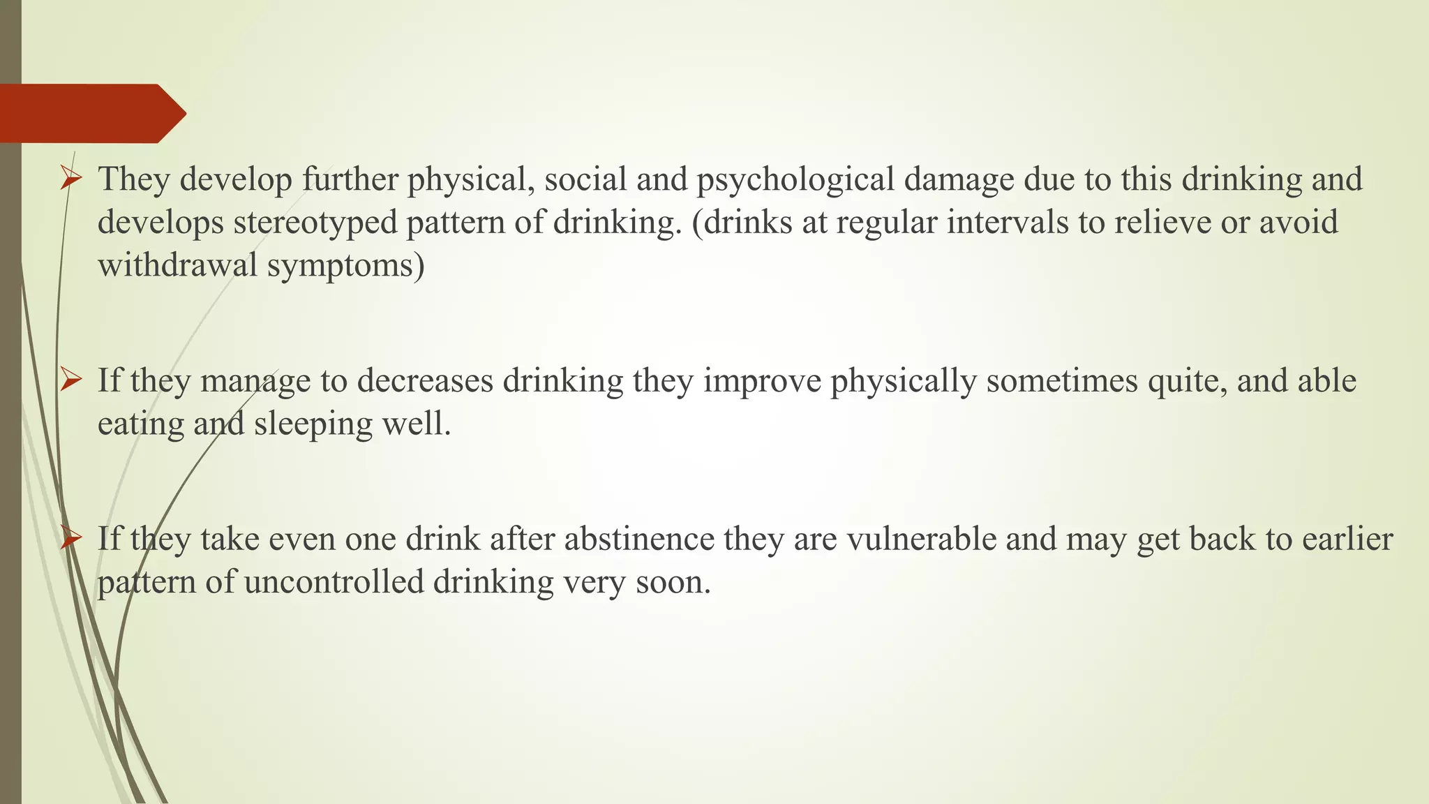 Alcohol misuse | PPTX
