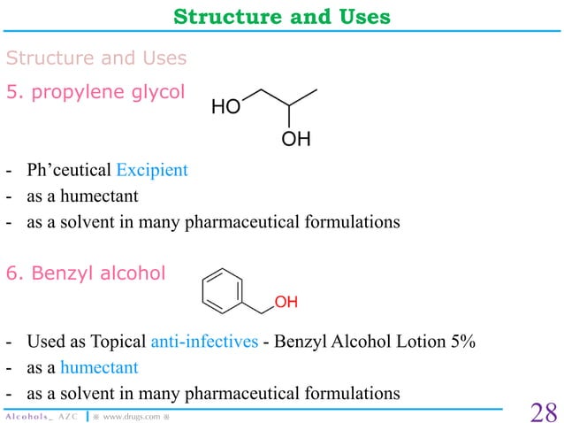 ALCOHOL_Organic Chemistry _ B. Pharm.pptx | Alcoholic Beverages | Food ...