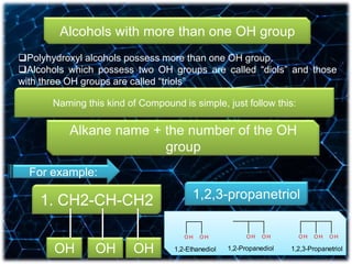 Alcohol, phenol ,and ethers | PPTX