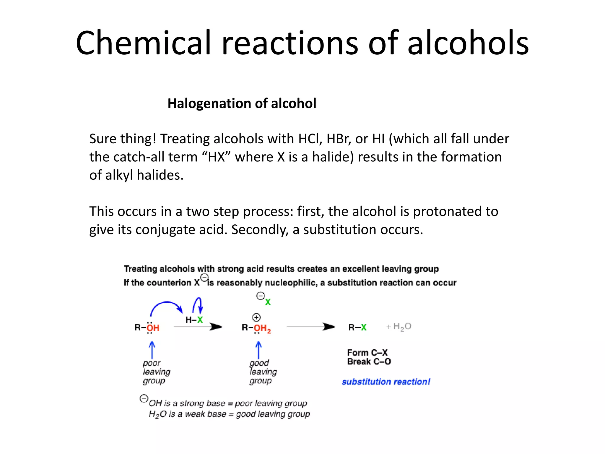 Alcohol in organic chemistry | PPTX