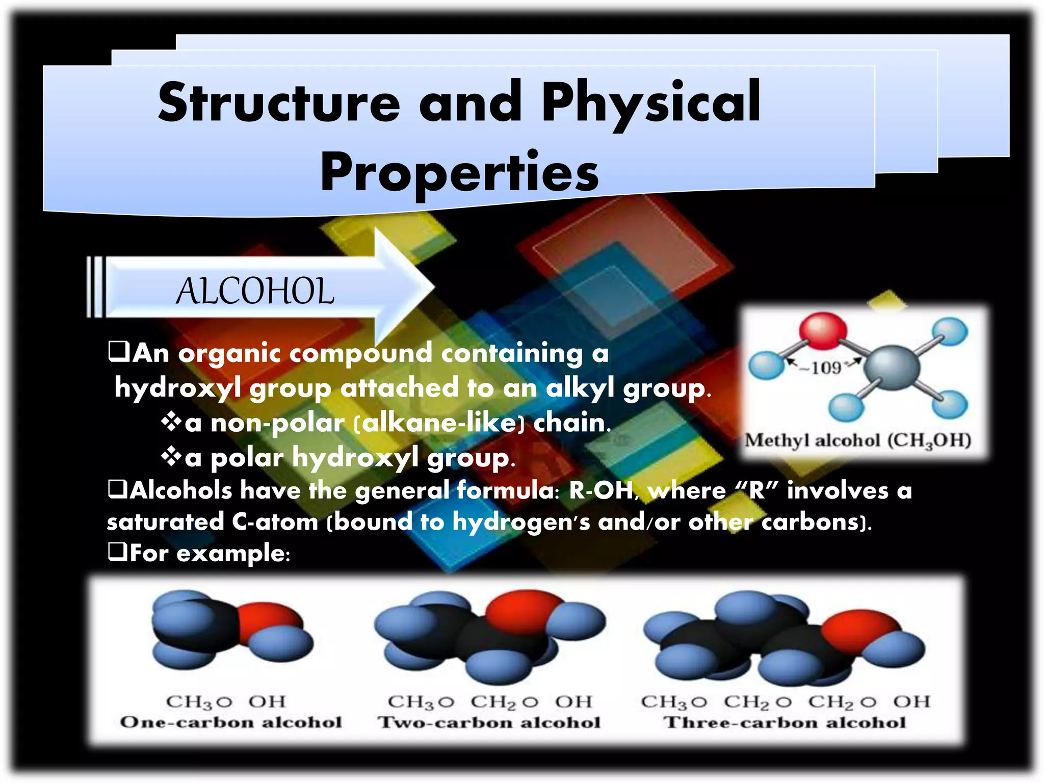 Alcohol in organic chemistry | PPTX
