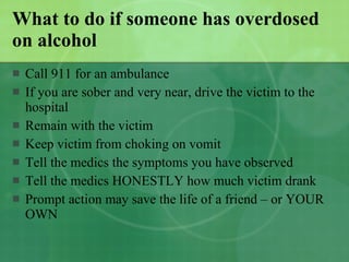 Alcohol Poisoning | PPT