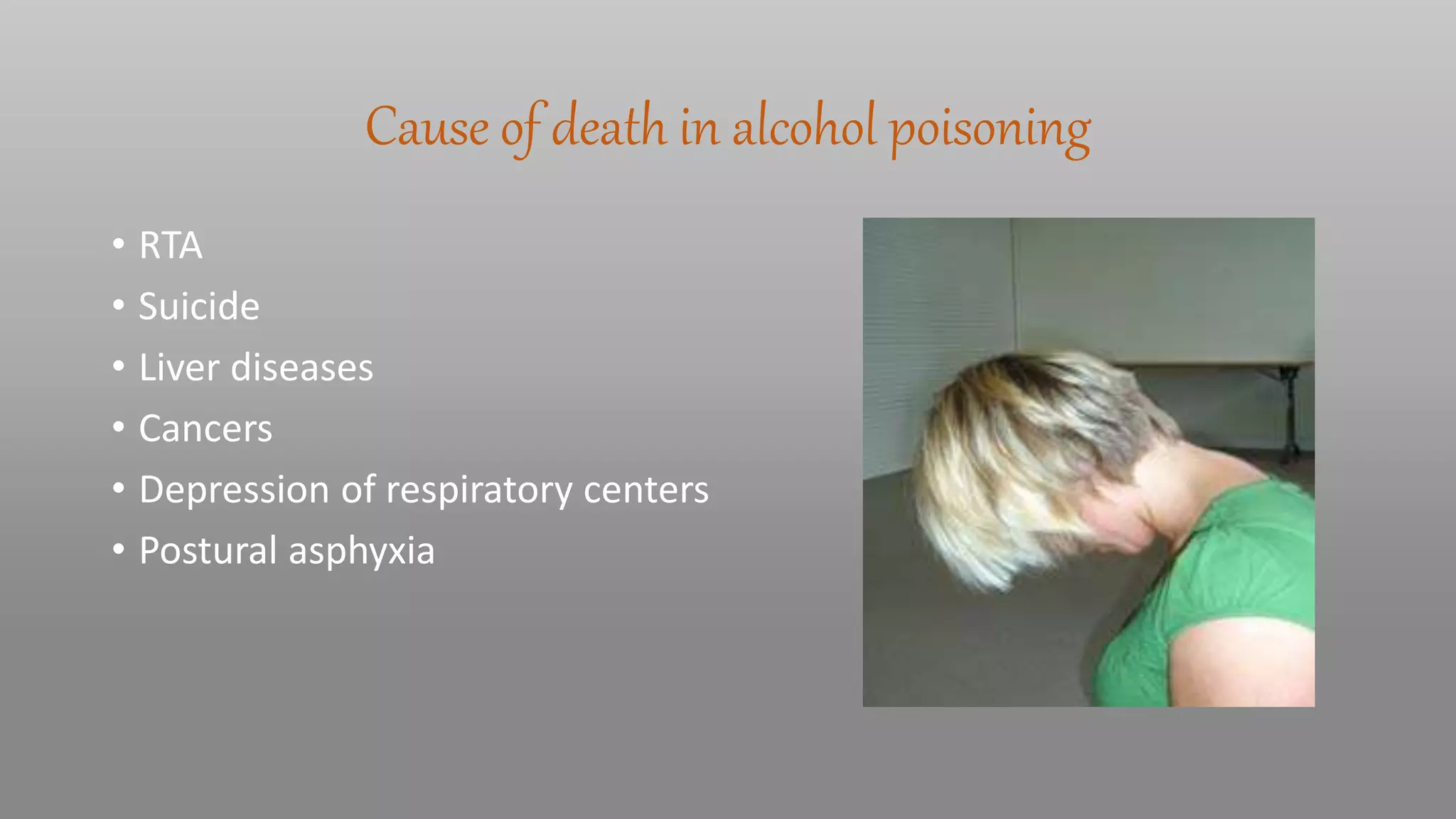 Alcohol poisoning | PPTX