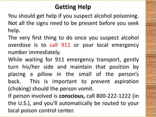 Alcohol poisoning must know facts | PPTX