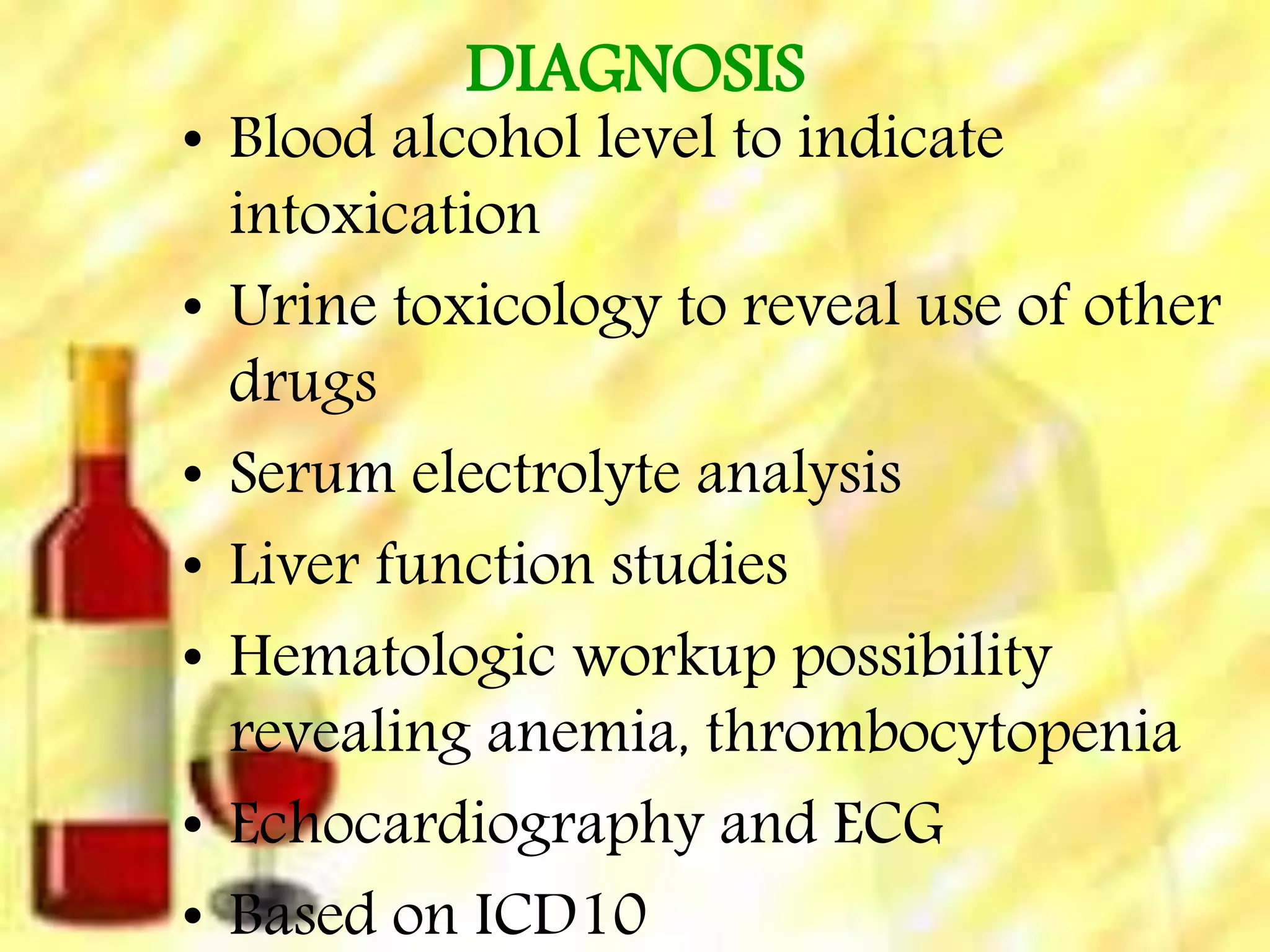 Alcohol use disorder | PPTX