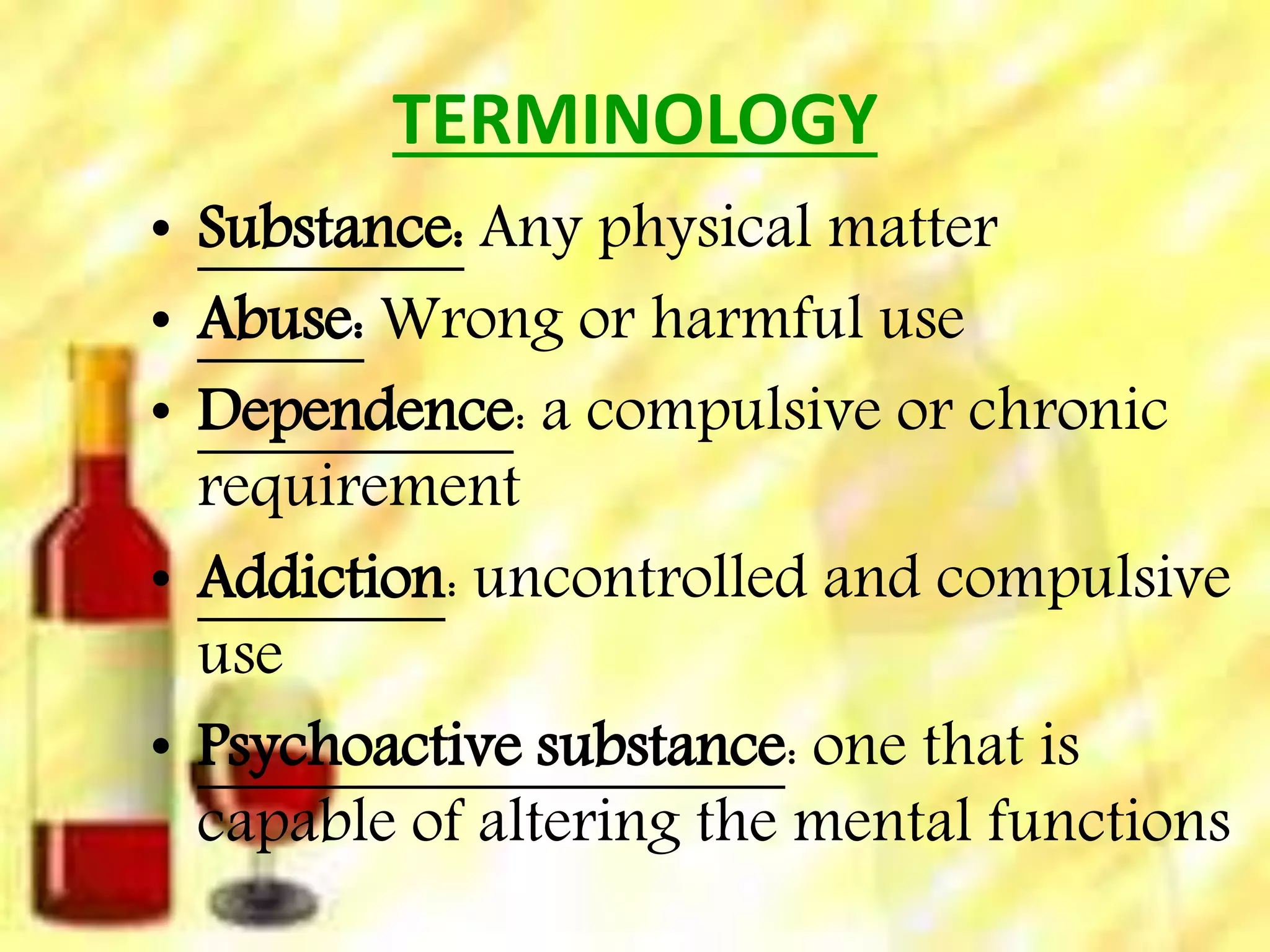 Alcohol use disorder | PPTX